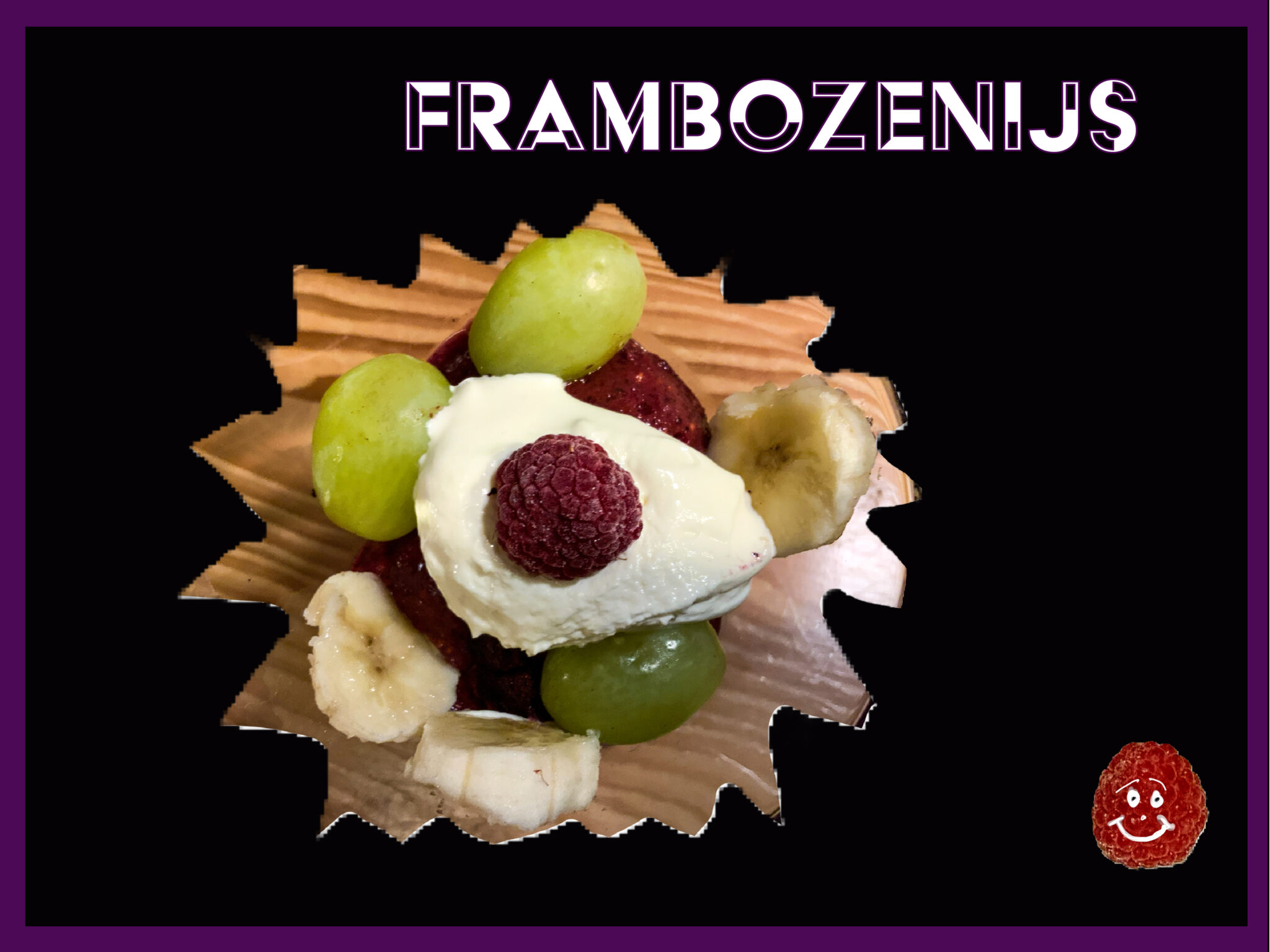 Frambozenijs met açaïbes (4 porties) - Stoppen met snacken